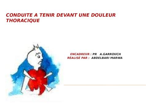 PPT Une Douleur Thoracique Peut Avoir Plusieurs Origines Origine