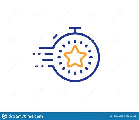 L Nea Icono Del Contador De Tiempo Muestra De La Gesti N De Tiempo E