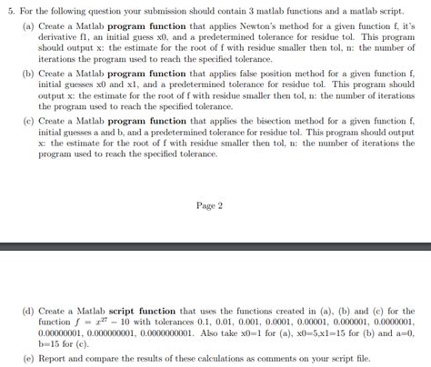 solved 5 for the following question your submission shou