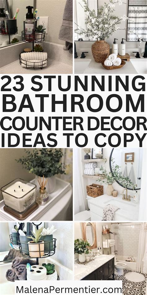 Bathroom Counter Decor Ideas That Are Practical And Cute Creative