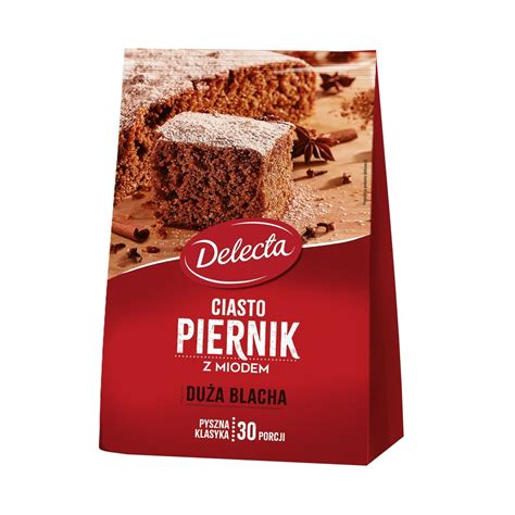 Piernik korzenny DELECTA Ciasto Duża blacha 680 g ERLI pl