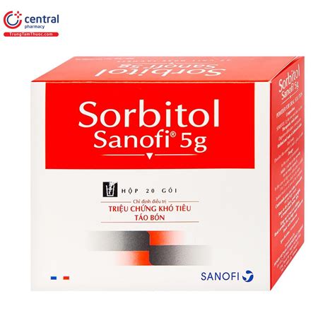 Thuốc Sorbitol Sanofi 5g giúp điều trị táo bón không thường xuyên