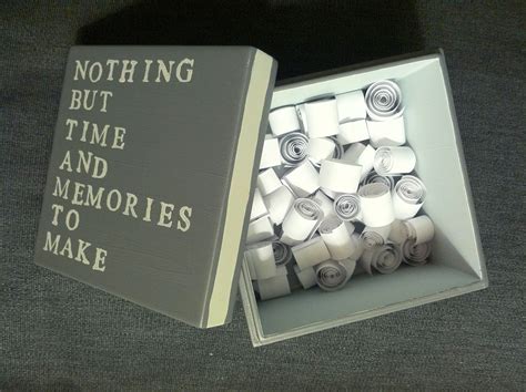 memory box Jahrestag geschenk für ihn Do it yourself geschenke