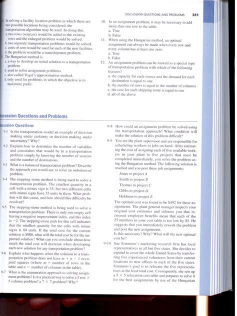 transportation and assignment problems pdf