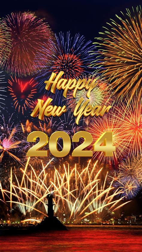Capturing The Magic Happy New Year 2024 Fireworks Spectacle Happy