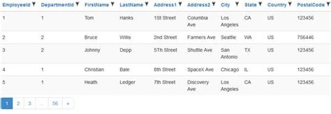 creating grid table with sorting filtering and paging in asp mvc