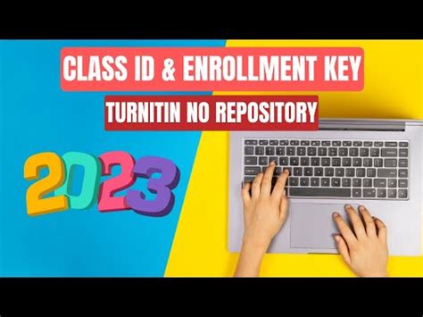 Class Id And Enrollment Key Turnitin Free 2023 No Repository Turnitin