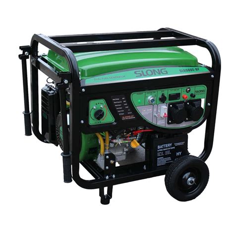 E Slong Brand 5kw Lp Dual Fuel Generator China Propane Home