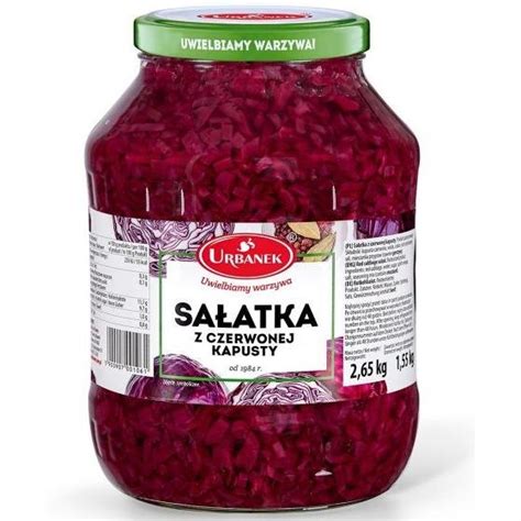 Urbanek sałatka z czerwonej kapusty 2 65kg Urbanek Sklep EMPIK