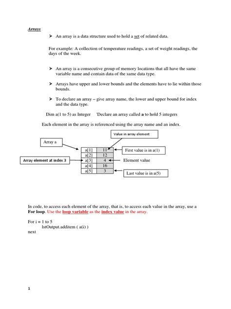 arrays pdf array data type array data structure