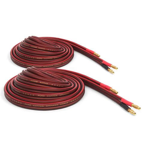 Buy Micca 14 Gauge Pure Copper Speaker Wire 12 Feet 2 Pack Gold