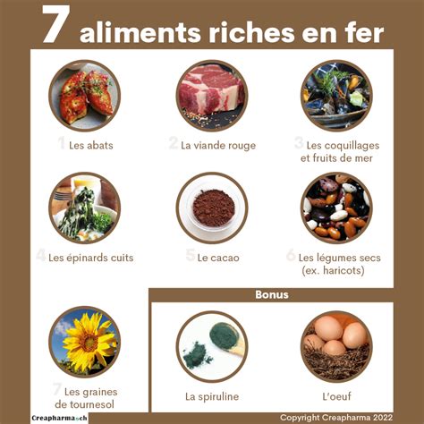Aliments Riches En Fer
