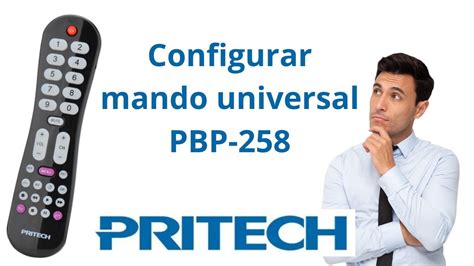 Configurar Mando Universal Pritech PBP 258 YouTube