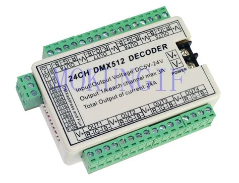 Easy Ch Dmx Decoder Controller Channel Dmx Drive Dc V V Rgb