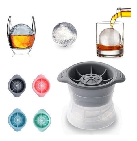 Forma Gelo Redondo Esfera Bola Grande Gigante Whisky Drinks MercadoLivre