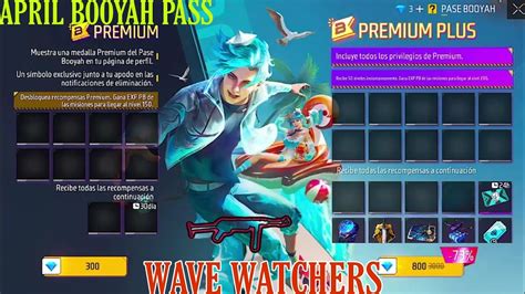 Free Fire Season Booyah Pass Wave Watchers April Booyah Pass