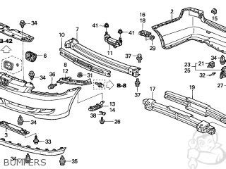 71530S5BA00ZZ Beam Rr Bumper Honda Buy The 71530 S5B A00ZZ At CMSNL