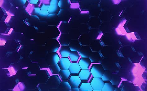 Purple Hexagons Wallpapers Wallpaper Cave