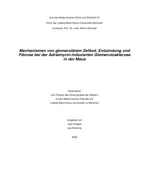 Ausfüllbar Online edoc ub uni muenchen Mechanismen von glomerulrem