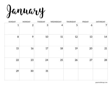 2022 2023 Printable School Calendar Paper Trail Design Calendar