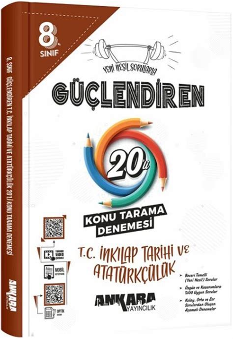 Ankara Yayıncılık 8 Sınıf TC İnkılap Tarihi ve Atatürkçülük