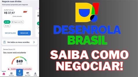 DESENROLA BRASIL NEGOCIAÇÃO OU APP SERASA SAIBA ONDE NEGOCIAR YouTube