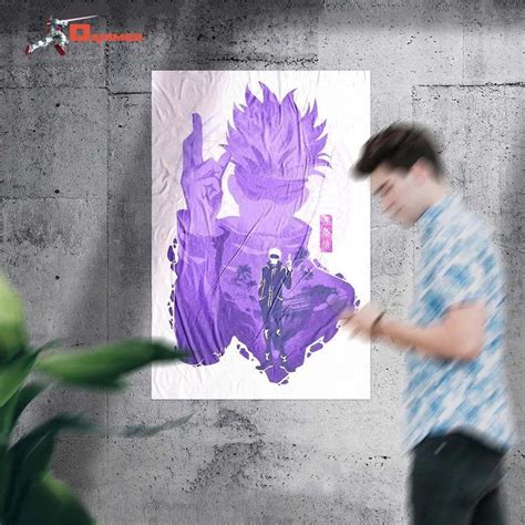 Jujutsu Kaisen Violet Shadow Gojo Satoru Infinite Void Poster