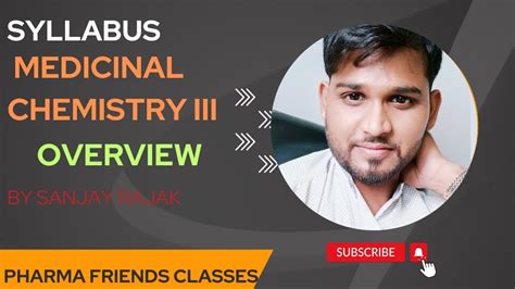 Medicinal Chemistry 3rd B Pharma Syllabus YouTube