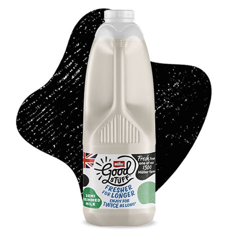 Müller Extra Semi Skimmed Milk 2 Litre Müller Milk Extra Müller