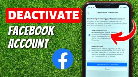 How To Deactivate Facebook Account Youtube