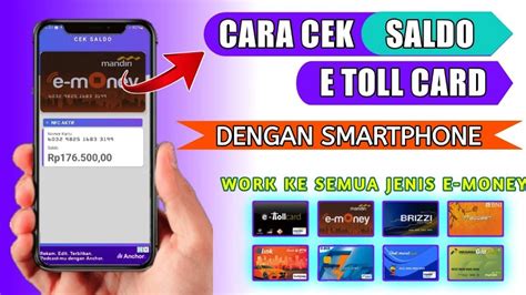 Cara Cek Saldo E Money Di HP Untuk Semua Kartu E Toll