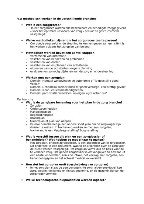 B1 K1 W3 Draagt Mede Zorg Voor Het Individuele Plan Van De Zorgvrager