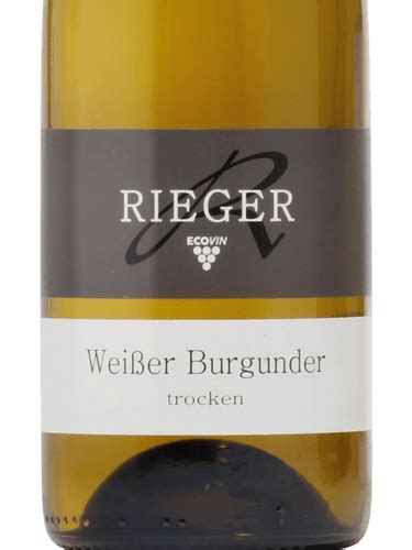 Rieger Weisser Burgunder Trocken Vivino US