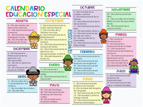 Fechas Importantes Calendario