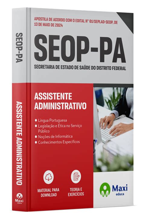 Apostila SEOP PA 2024 Maxi Educa Maxi Educa
