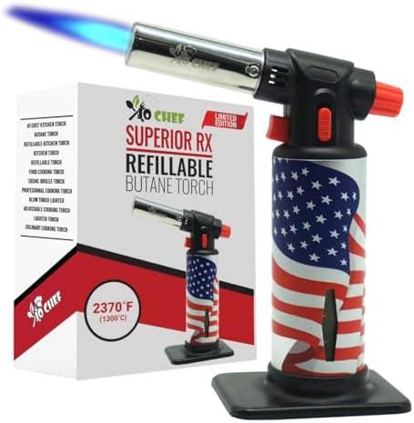 Amazon Jo Chef Kitchen Torch With Butane Included Refillable