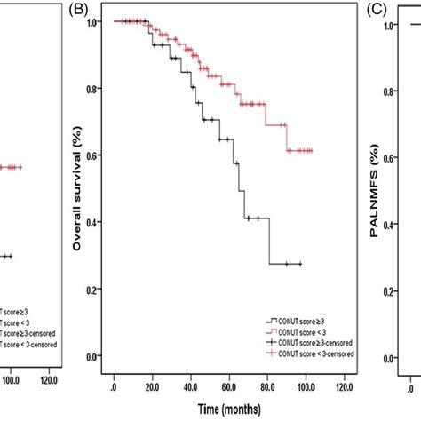 Disease Free Survival A Overall Survival B And Para Aortic Lymph Download Scientific