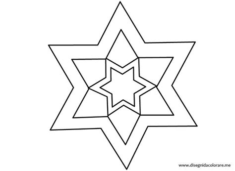 Sagoma Stella Disegni Da Colorare