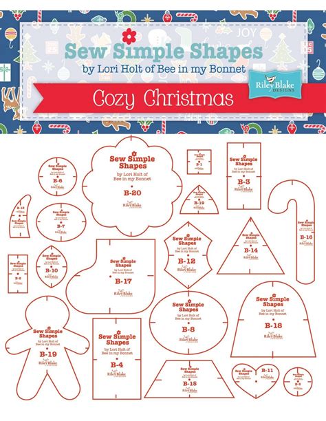 Zestaw Szablon W Cozy Christmas Lori Holt