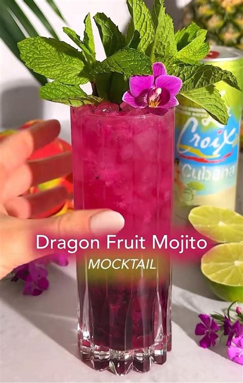 Dragon Fruit Mojito En Recettes De Boissons Recettes De
