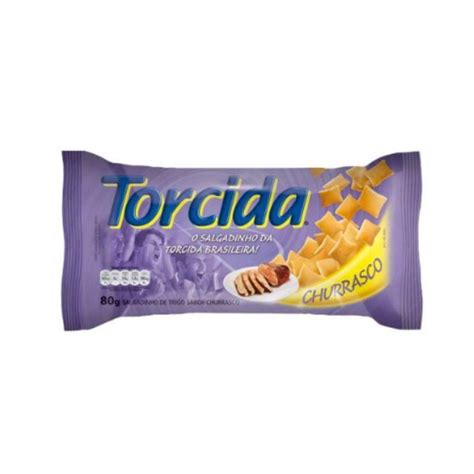 SALGADINHO TORCIDA SABOR CHURRASCO 3 UNIDADES DE 70g Shopee Brasil