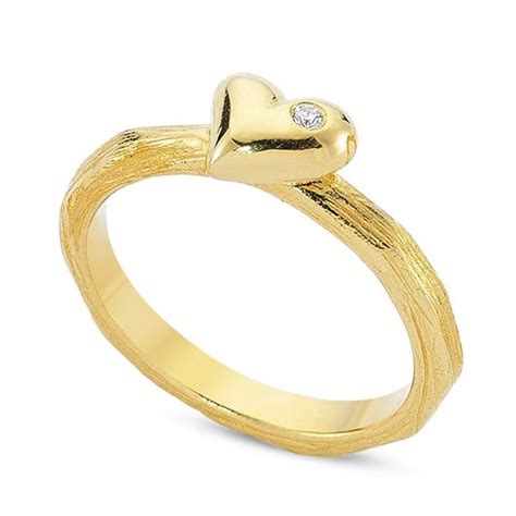 L1788 002 14RG Nuran 14 kt rødguld fingerring fra Nuran Natura serien