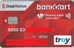 Banka Kartı Bankkart Troy T C Ziraat Bankasi TürkiyeCol TR GM 0104