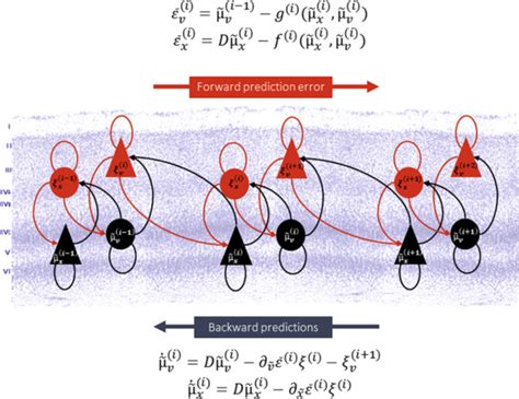 message passing in the predictive coding scheme this schematic download scientific diagram
