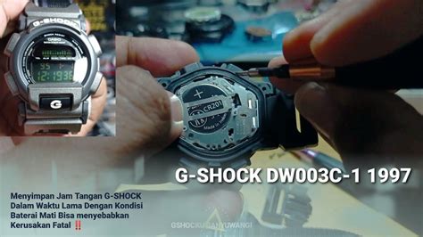 Ganti Batre Jam Tangan G SHOCK DW 003 Ganti Baterai YouTube