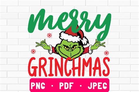 Merry Grinchmas Svg Design Graphic By Manzuara Design Creative Fabrica