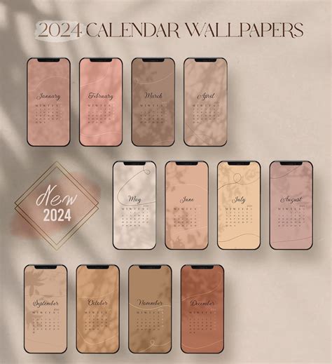 K Set Fonds D Cran Calendrier Smartphone Et Ipad Calendrier