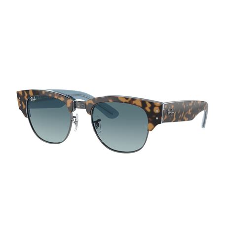 Ray Ban RB 0316S Mega Clubmaster 13163M Havana On Blue On Gunmetal