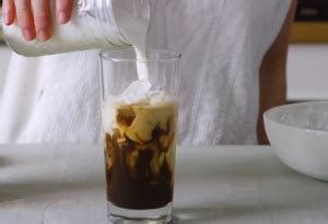 Café Latté Glacé Faire À La Maison