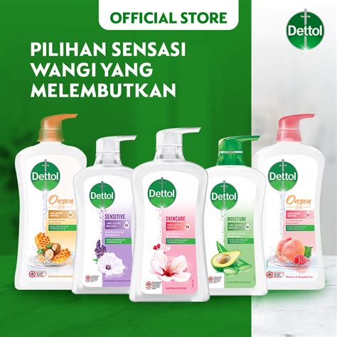 Promo Dettol Sabun Mandi Cair Anti Bakteri Skincare 300 Ml Diskon 11